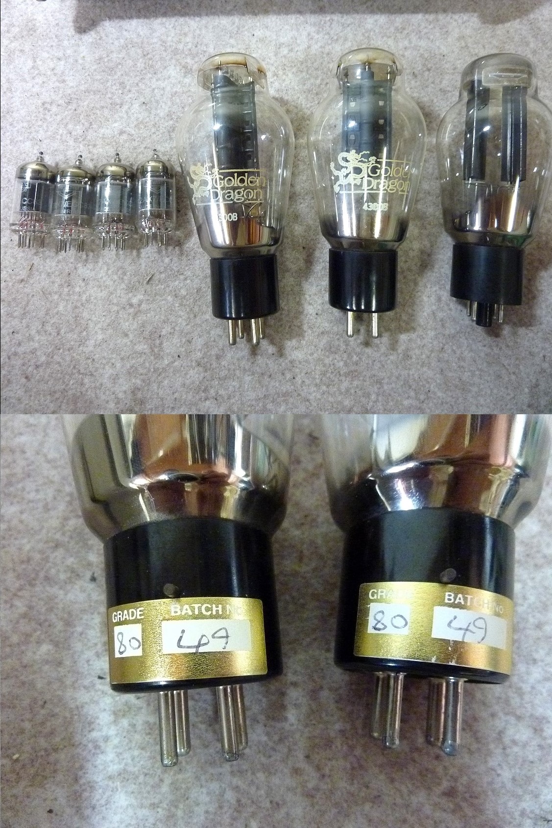 日本代購代標第一品牌【樂淘letao】－ ODEO社/真空管アンプ LASER-300BK Golden Dragon 4300B ...